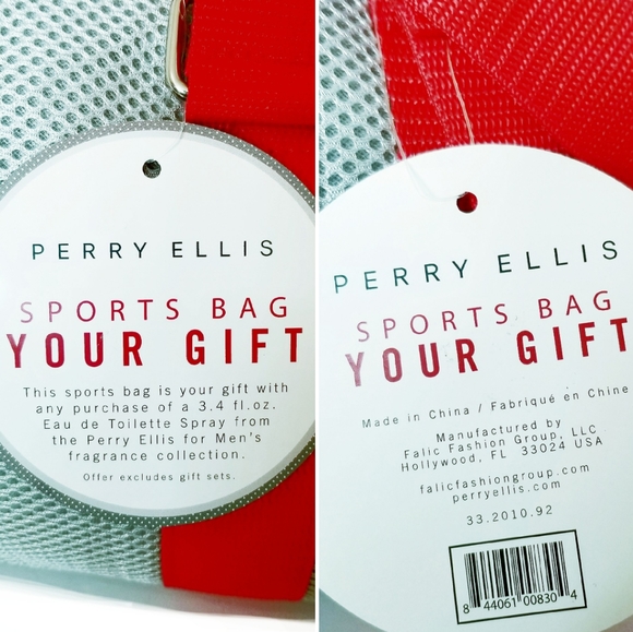Perry Ellis | Bags | Perry Ellis Mesh Sports Gift Duffel Bag 85 Inch ...
